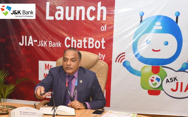 J&K Bank launches JIA – its AI-enabled Chatbot – Kashmir Media Watch